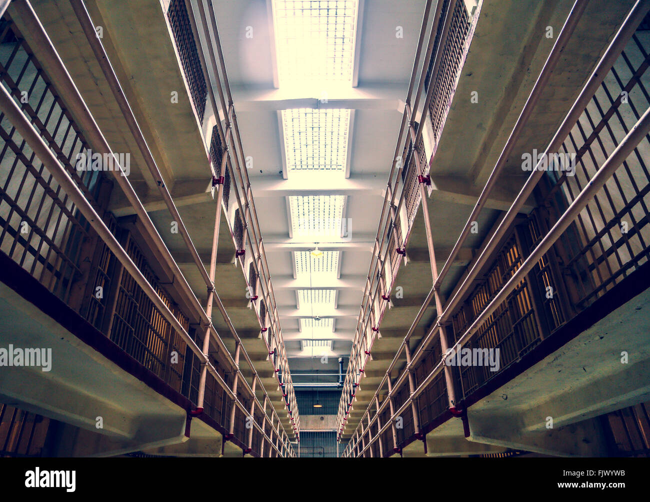 Cellules De Prison Prison Dalcatraz Banque De Photographies Et D