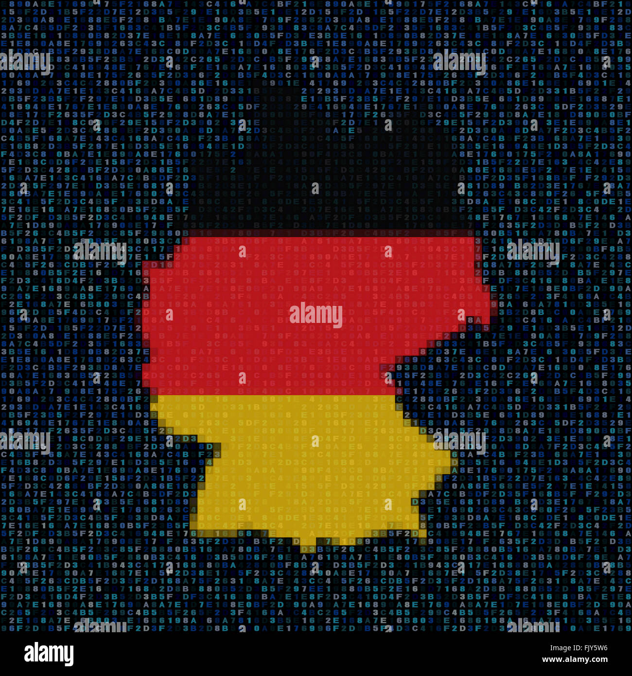 Allemagne carte drapeau Banque de photographies et d’images à haute ...