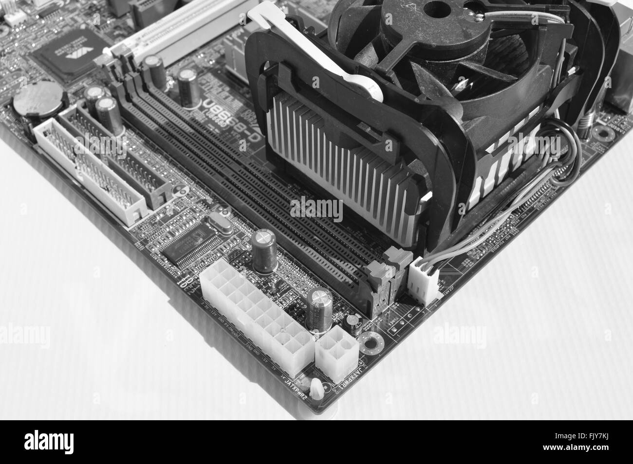 Carte mère électronique d'un ordinateur personnel Photo Stock - Alamy