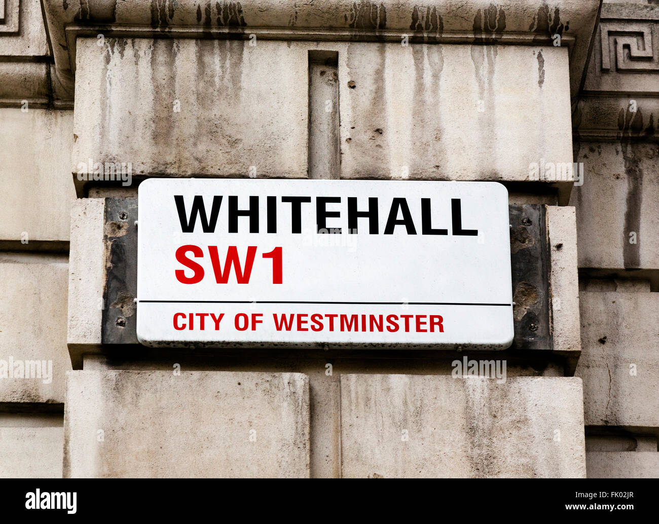 Panneau De Rue Whitehall Banque d'image et photos - Alamy