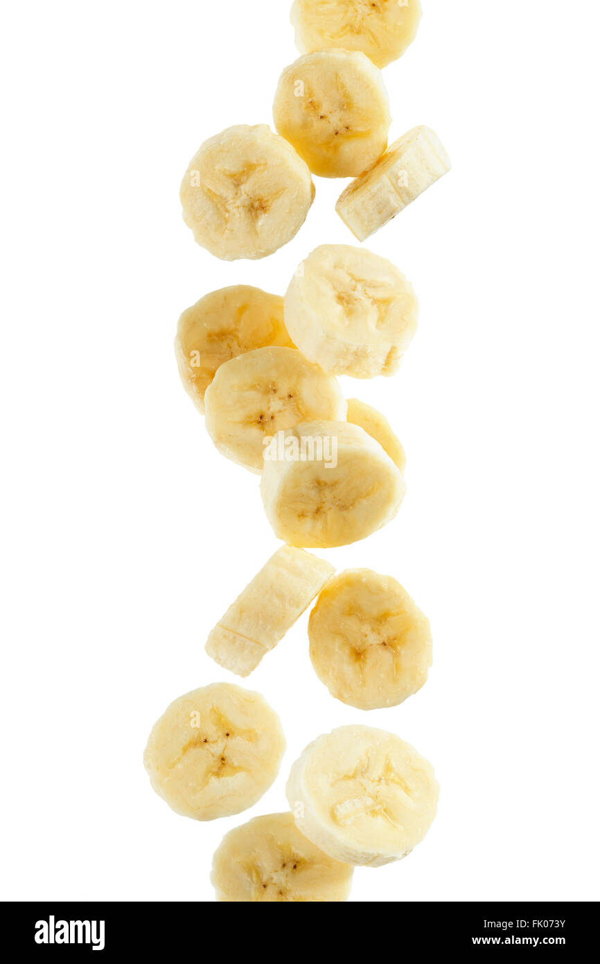 Tranches de banane Banque de photographies et d’images à haute ...