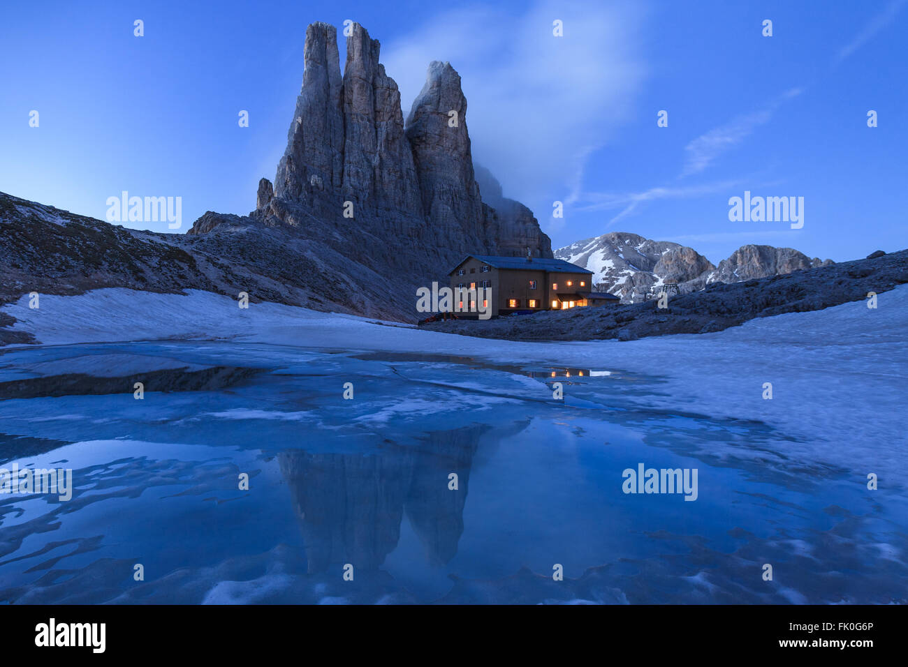 Vajolet towers in dolomites Banque de photographies et d’images à haute ...