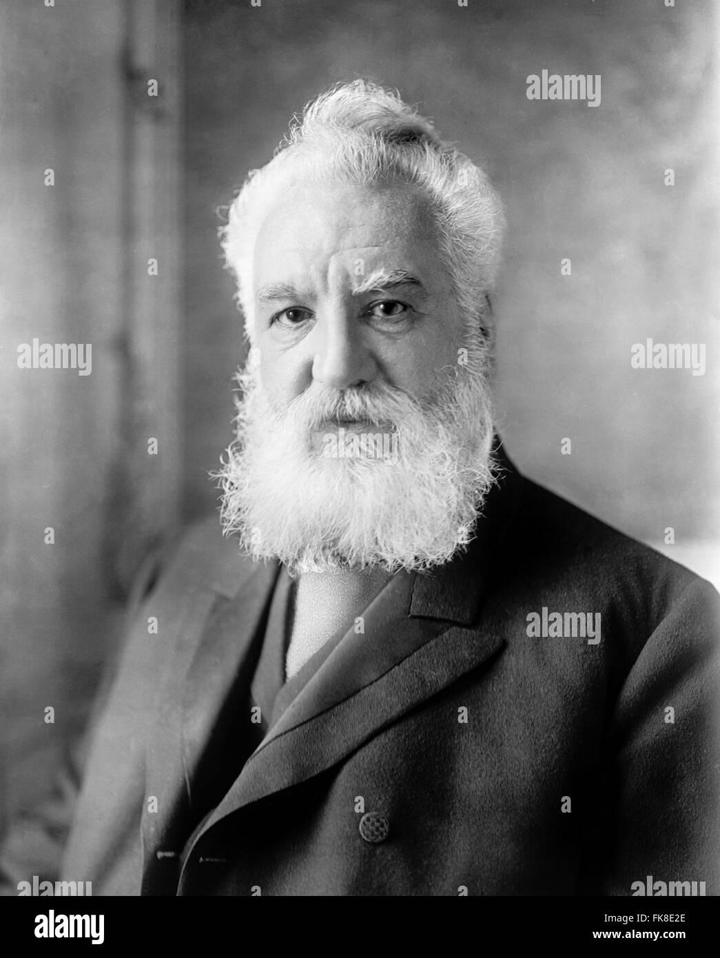 L'inventeur alexander graham bell Banque d'images noir et blanc - Alamy