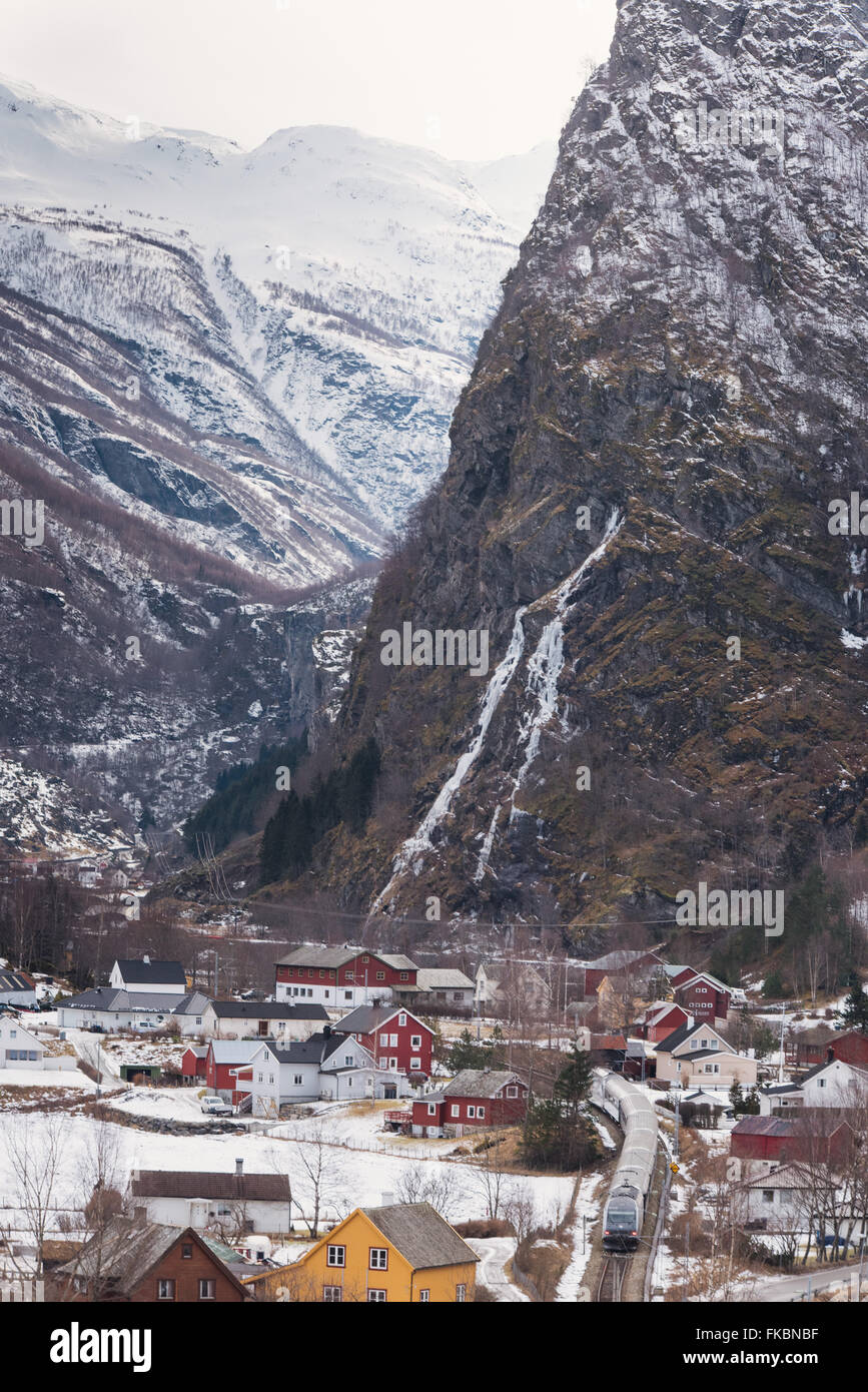 Flam flamsbana ligne de chemin de fer flam Banque de photographies et d ...