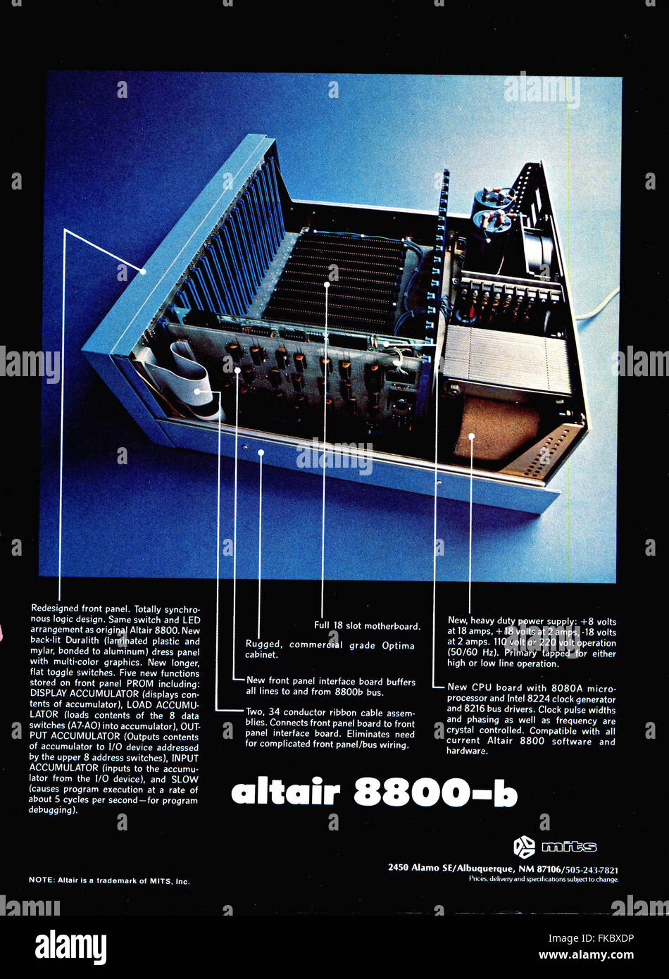Altair 8800 Banque de photographies et d’images à haute résolution - Alamy