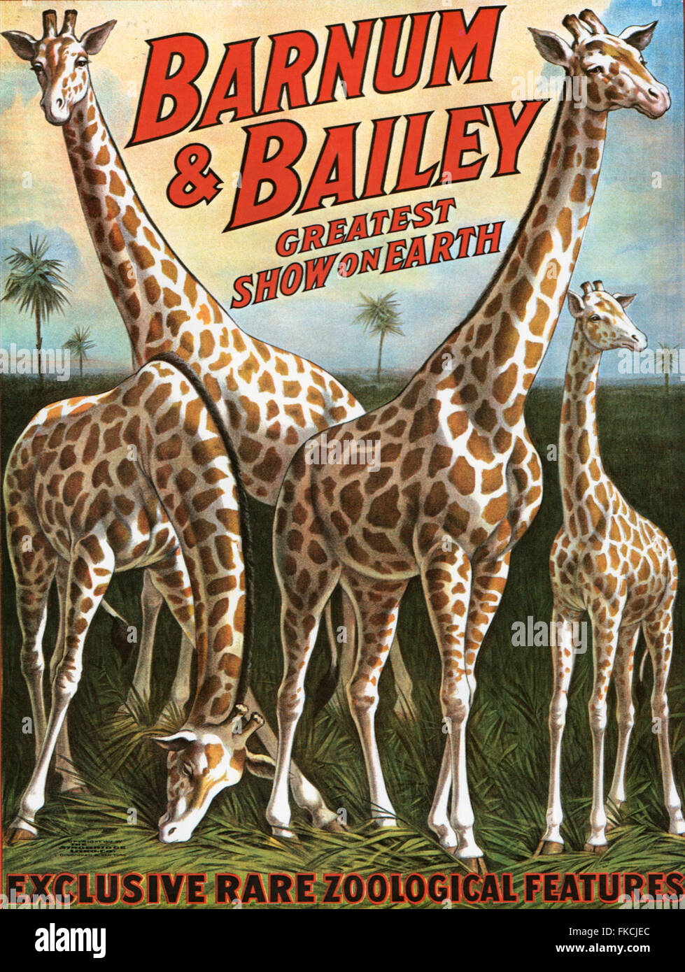 Poster barnum bailey circus poster Banque de photographies et d’images ...