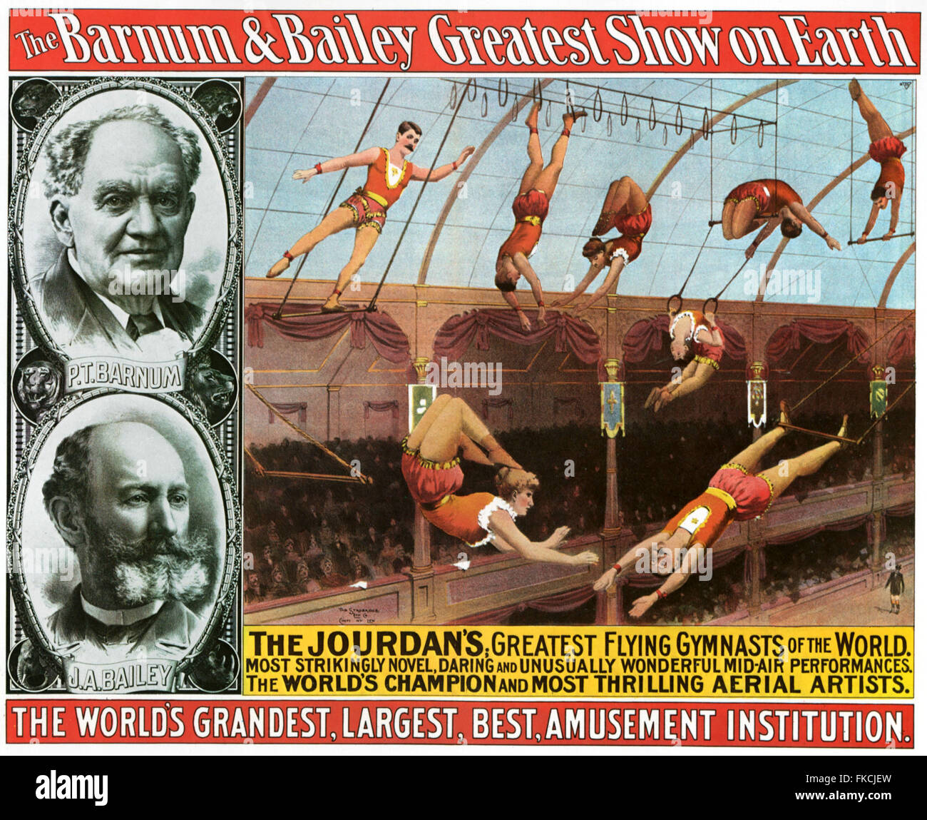 Poster barnum bailey circus poster Banque de photographies et d’images ...