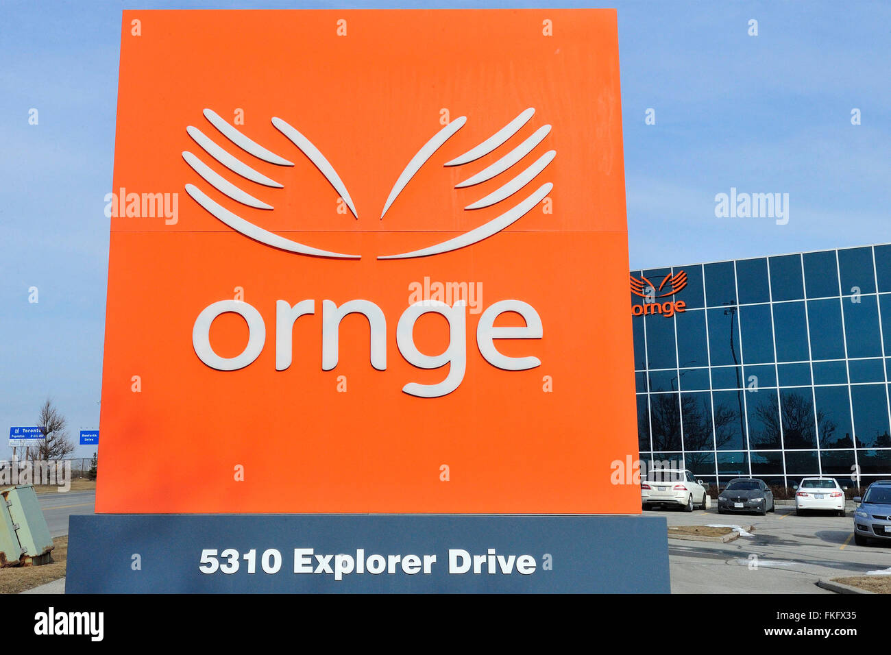 Ornge logo de l'entreprise et de l'affichage comme affiché à l ...