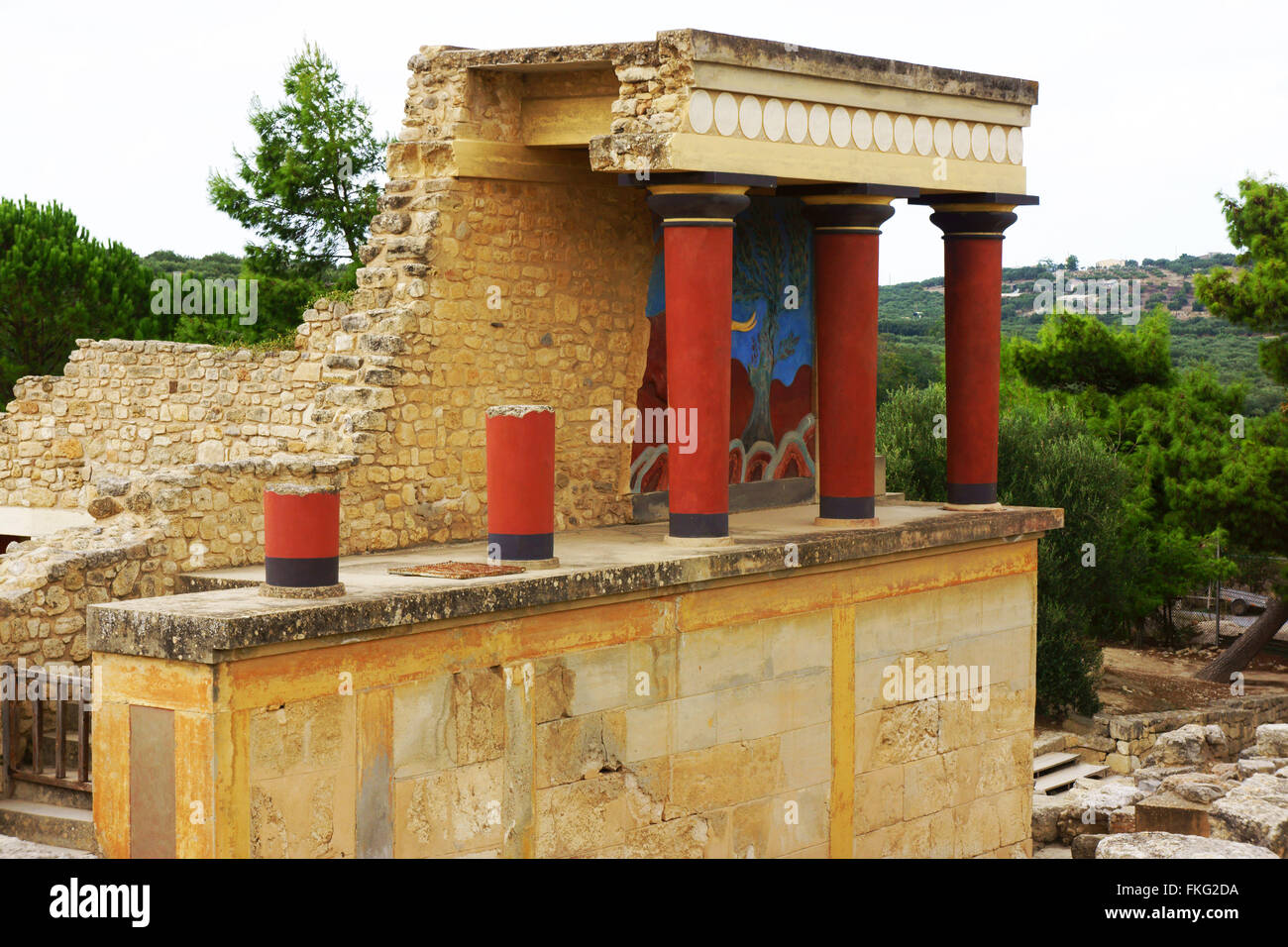 Temple de knossos Banque de photographies et d’images à haute ...