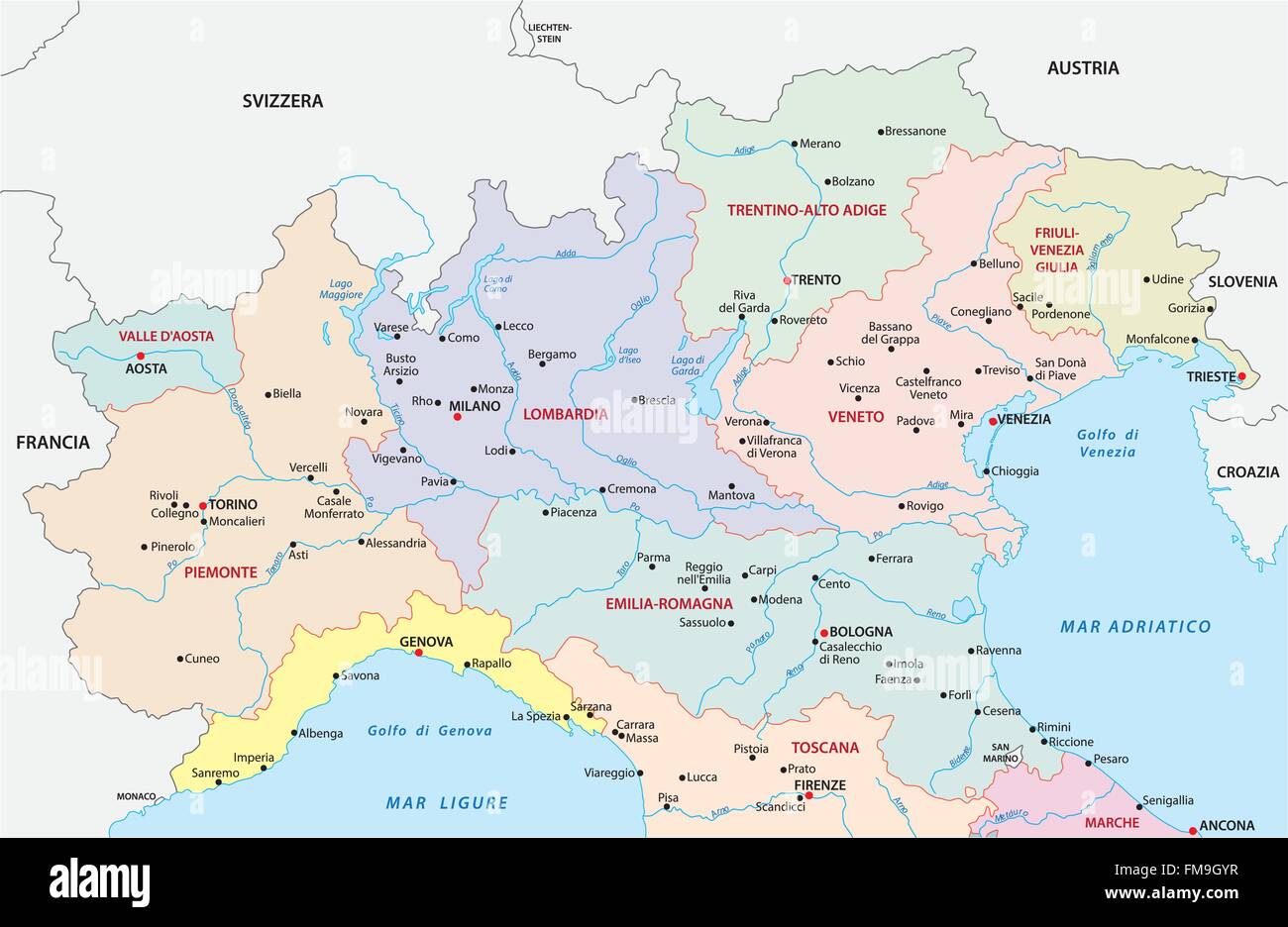 Bologna Italy Map Photos & Bologna Italy Map Images - Alamy