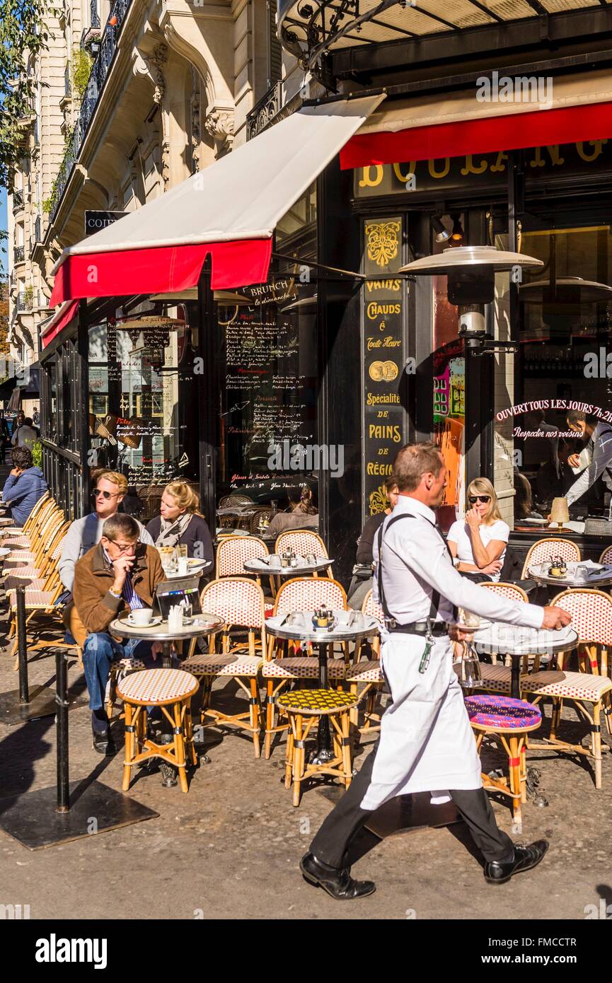 France, Paris, quartier du Marais, de la Marche des enfants Rouges, rue ...