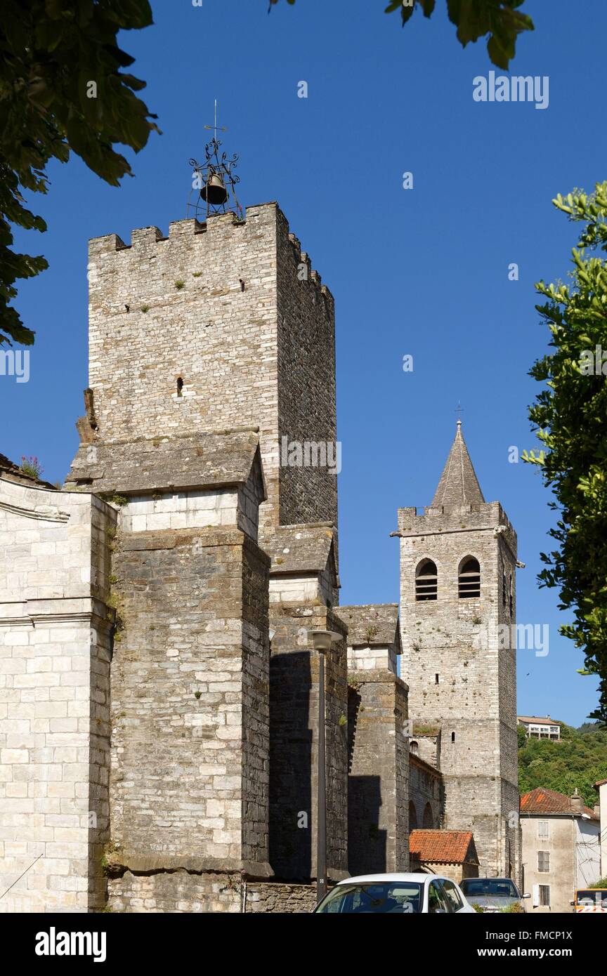 La France, Hérault, St Pons de Thomieres, Cathédrale Photo Stock - Alamy