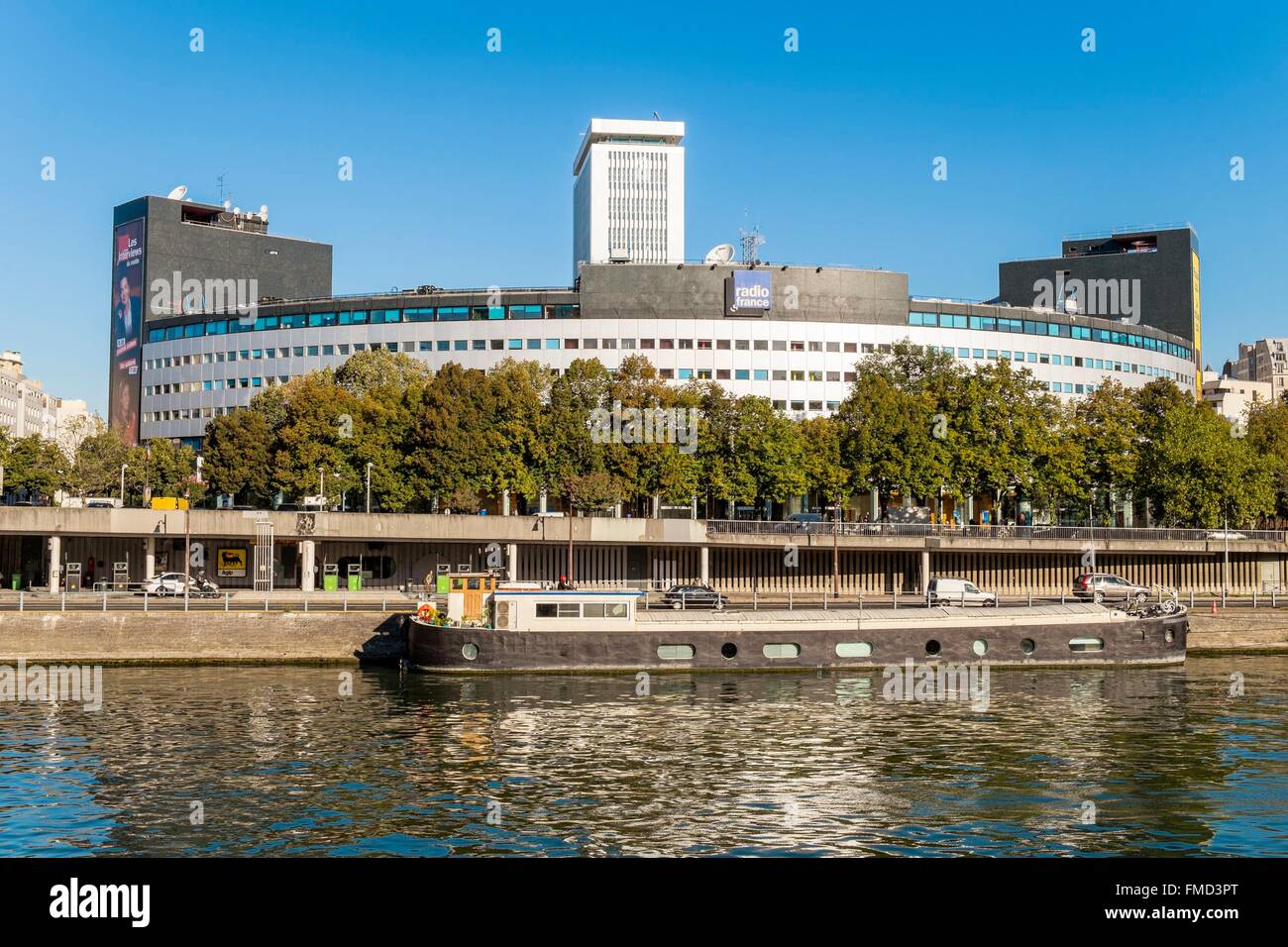 France, Paris, la Maison de la radio Photo Stock - Alamy
