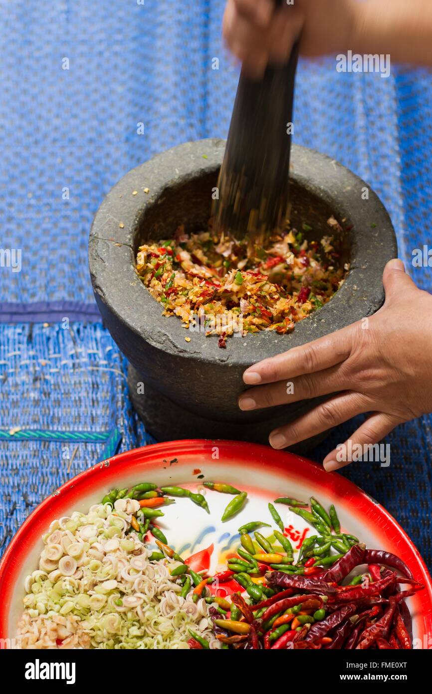 Thai red curry paste Banque de photographies et d’images à haute ...