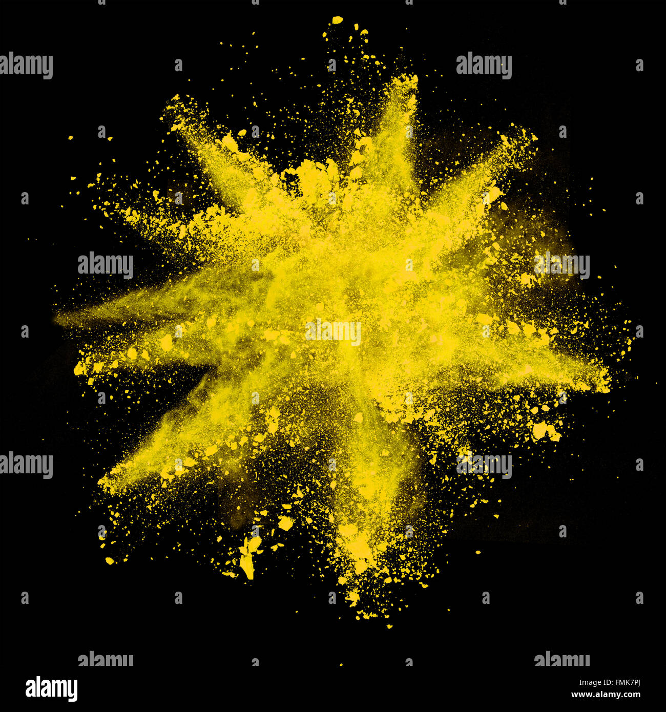 Poudre jaune Banque de photographies et d’images à haute résolution - Alamy