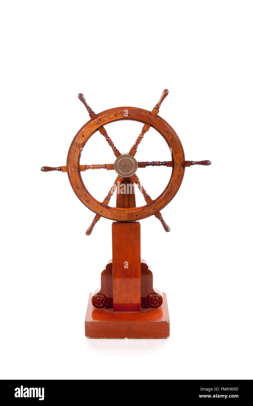 Roue de bateau en bois Banque de photographies et d’images à haute résolution - Alamy