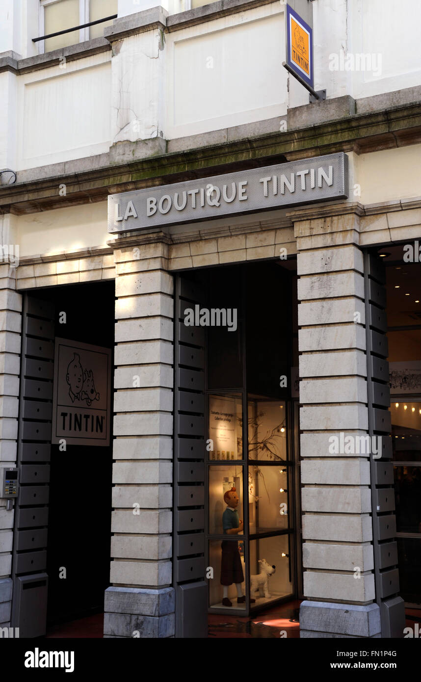 Tintin street art Banque de photographies et d’images à haute ...