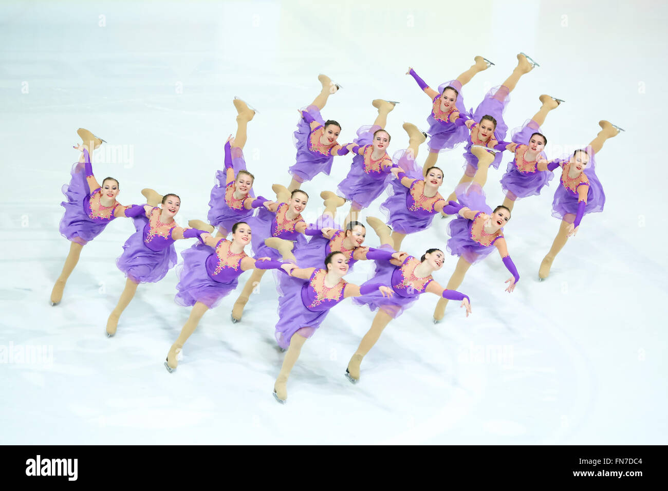Synchronized skating Banque de photographies et d’images à haute ...