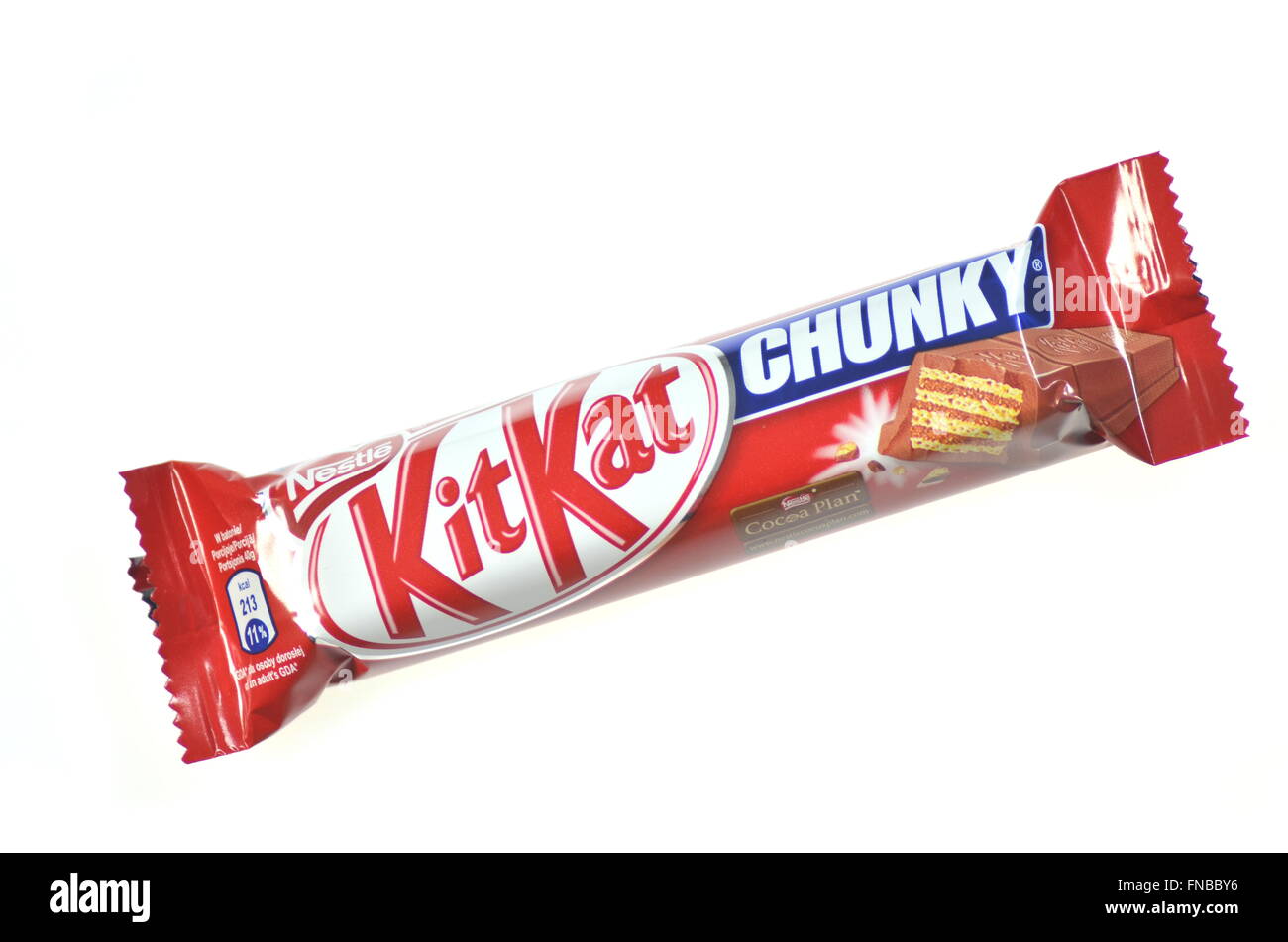 Nestle kit kat milk chocolate bar Banque de photographies et d’images à ...