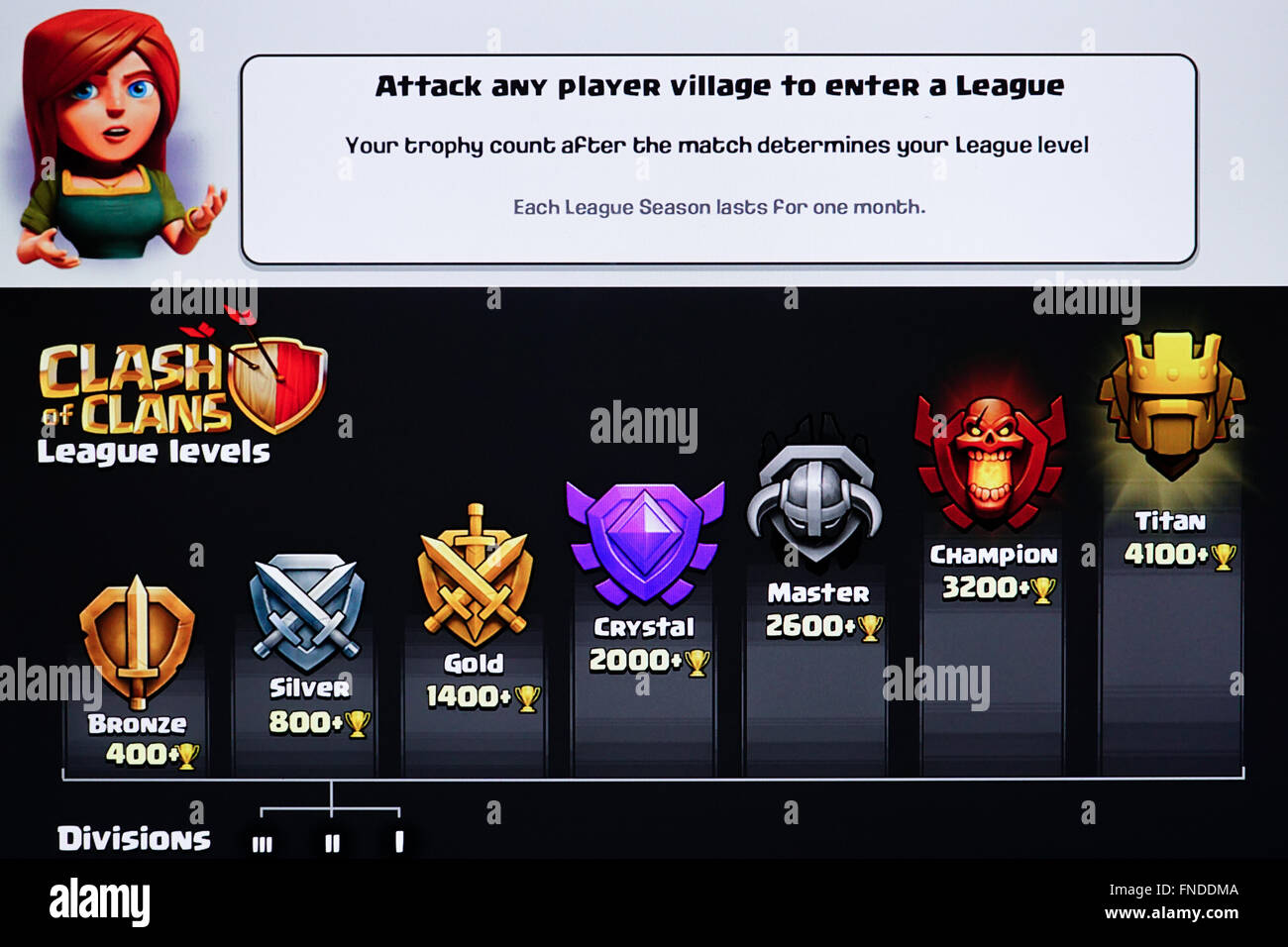 Clash of clans Banque de photographies et d’images à haute résolution ...