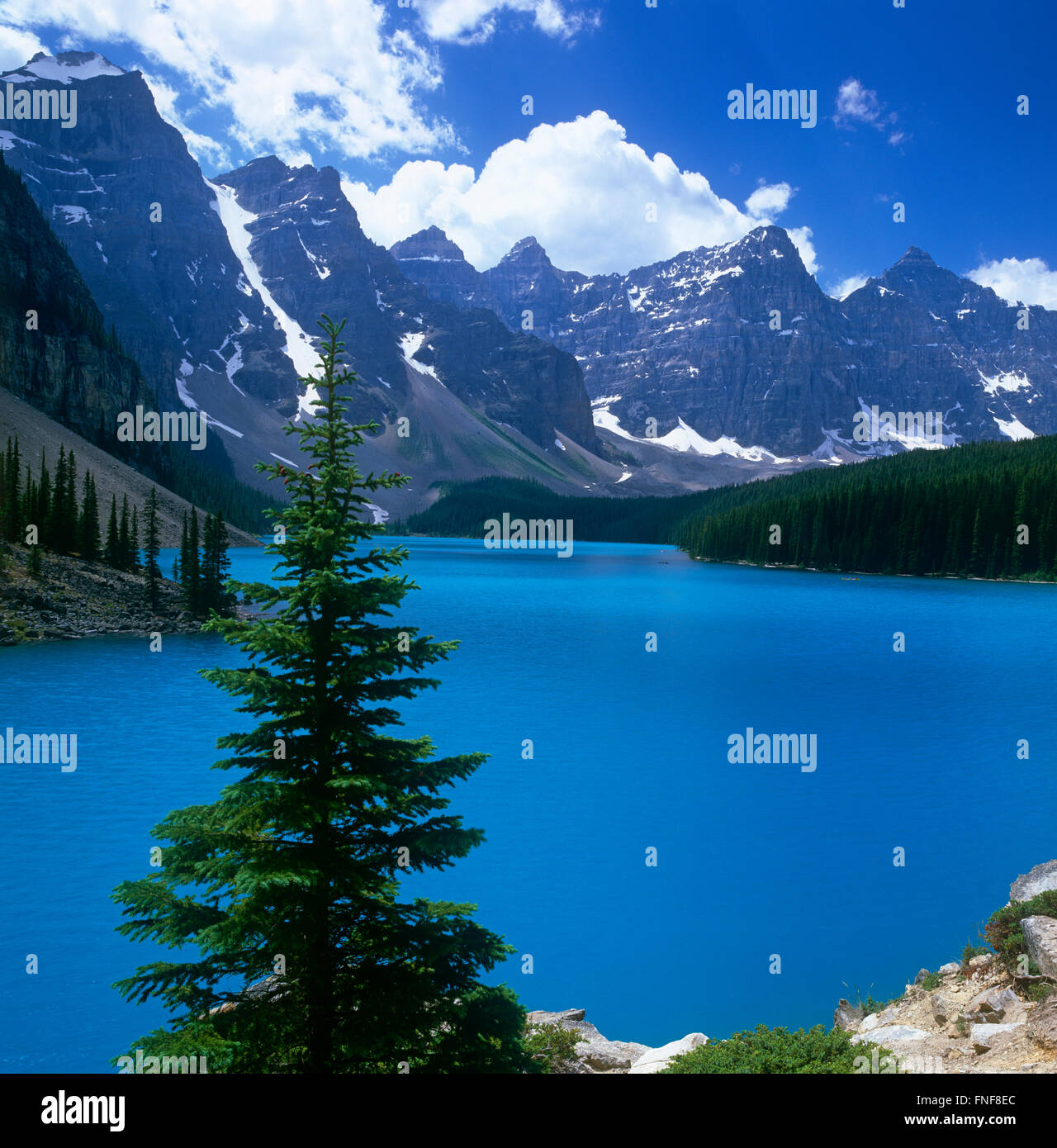 Le lac Moraine, Banff National Park, Alberta, Canada Photo Stock - Alamy