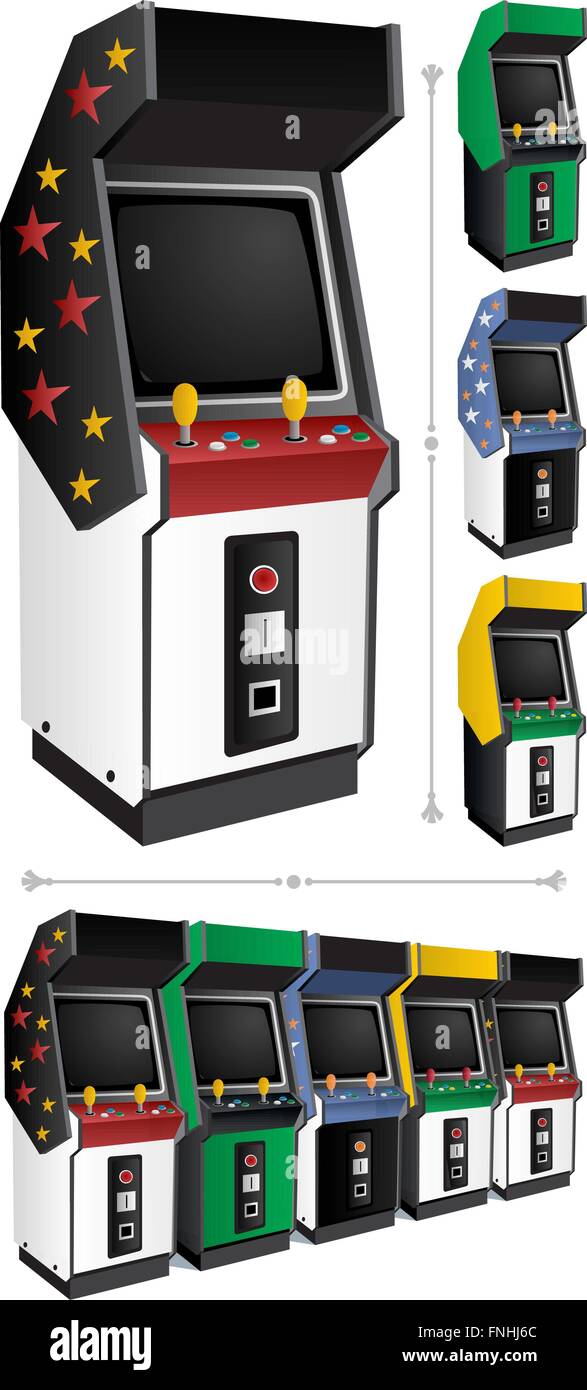 Arcade game machine Banque de photographies et d’images à haute ...