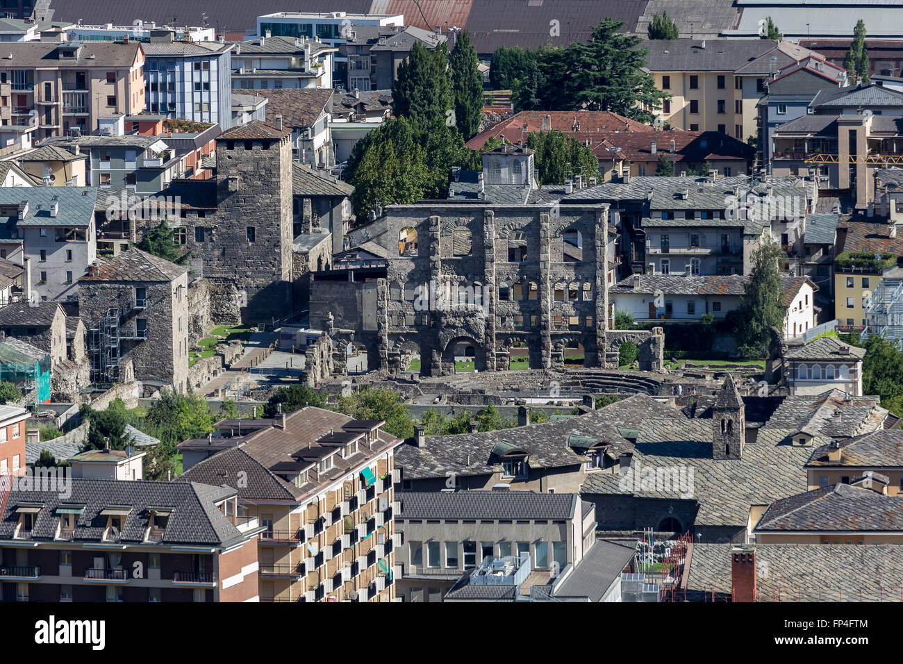 Aosta town Banque de photographies et d’images à haute résolution - Alamy