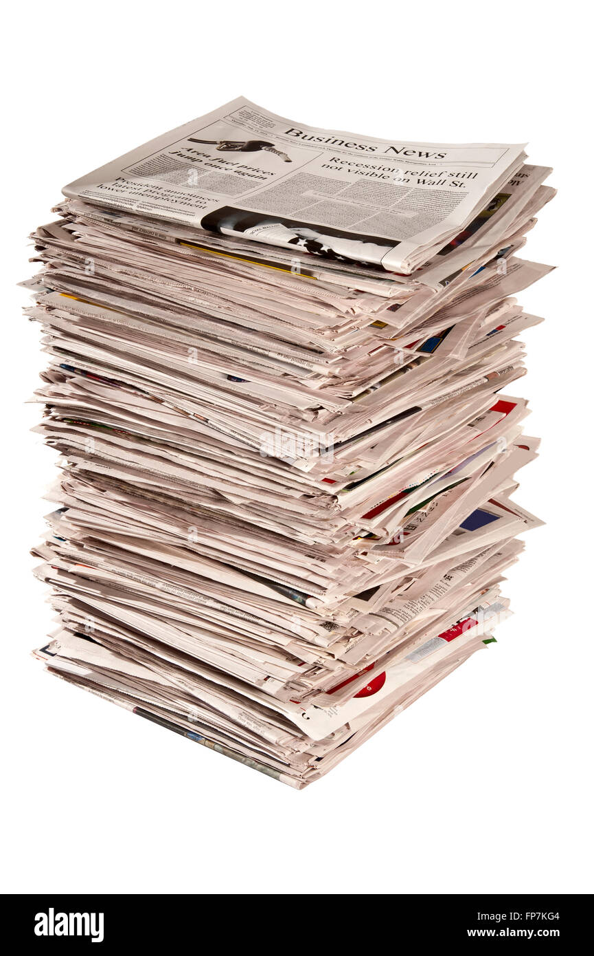 Journaux journal Banque d'images détourées - Alamy