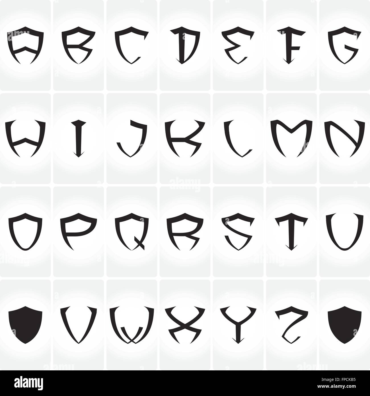 Gothic alphabet s Banque d'images vectorielles - Alamy