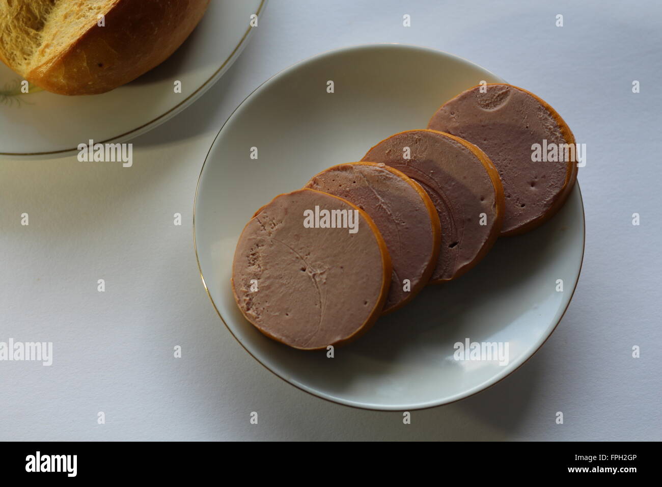 Saucisse au foie Banque de photographies et d’images à haute résolution - Alamy