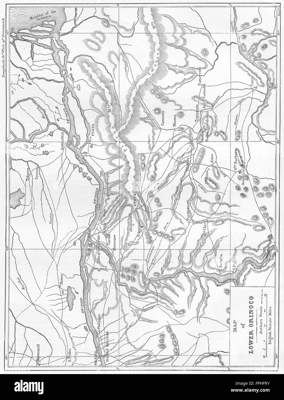 Venezuelan map Banque de photographies et d’images à haute résolution ...