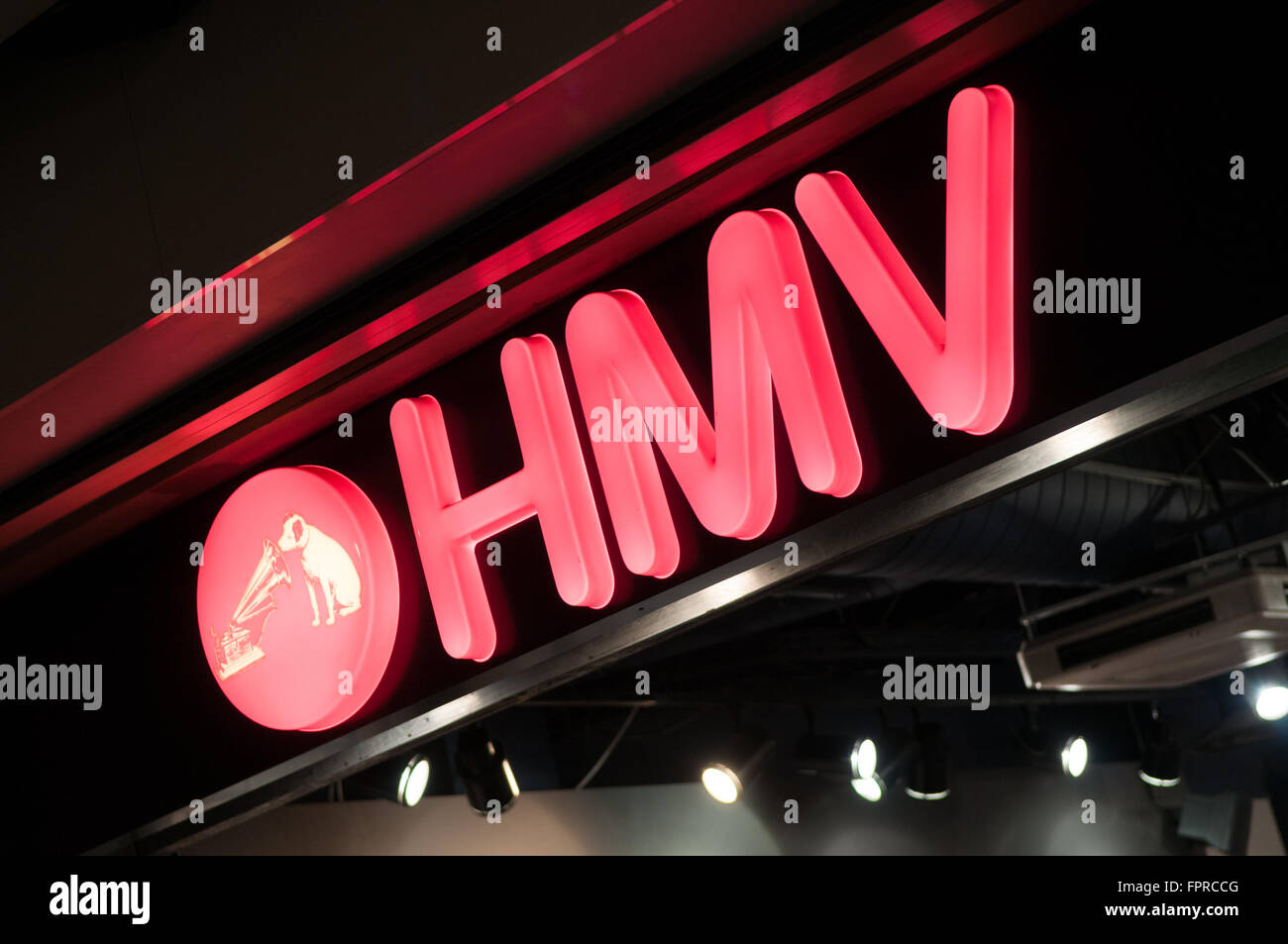 Hmv logo Banque de photographies et d’images à haute résolution - Alamy