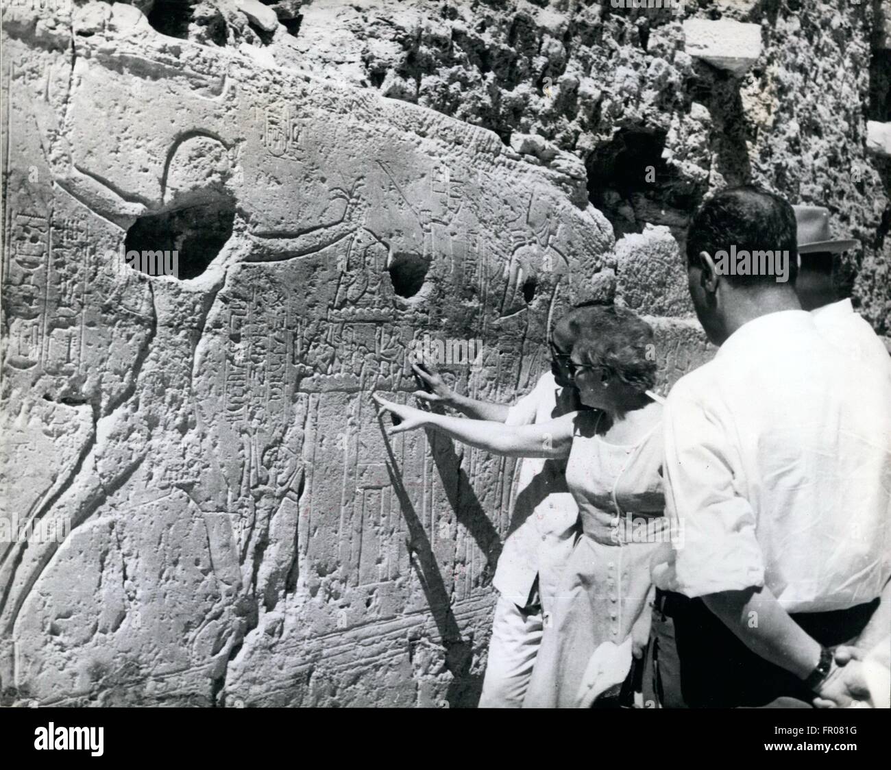 1974 - Gravure sur Beit El-Ouali représentant le Temple de batailles livrées par Pharaon Ramsès ...