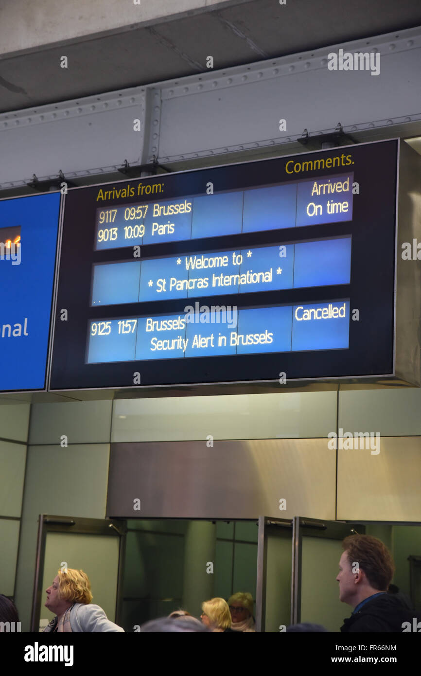 Eurostar security brussels Banque de photographies et d’images à haute ...