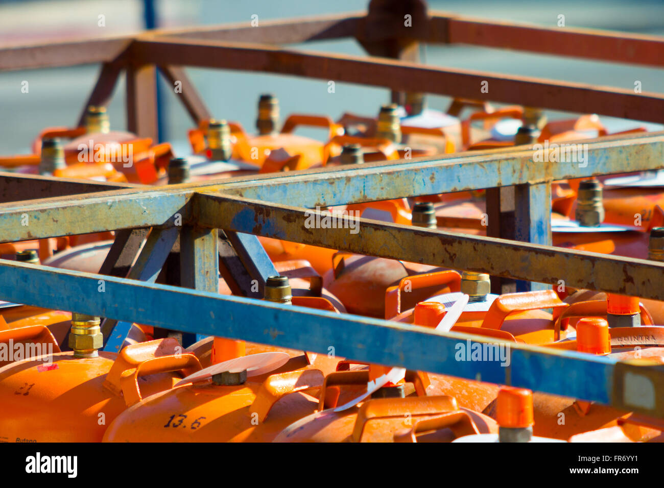 Bouteille de gaz butane Banque de photographies et d’images à haute ...