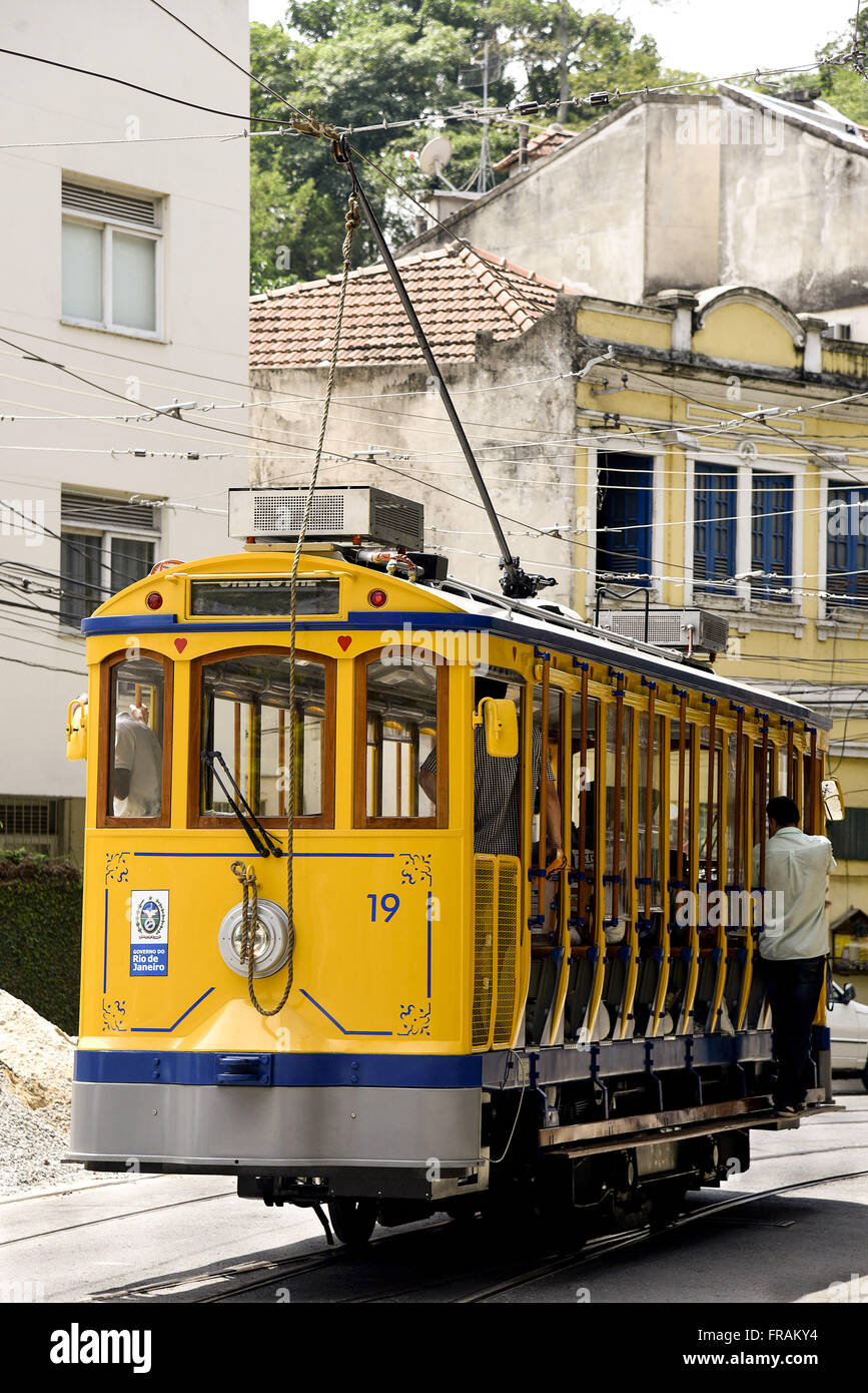 Tram ou tramway santa teresa rio Banque de photographies et d’images à ...