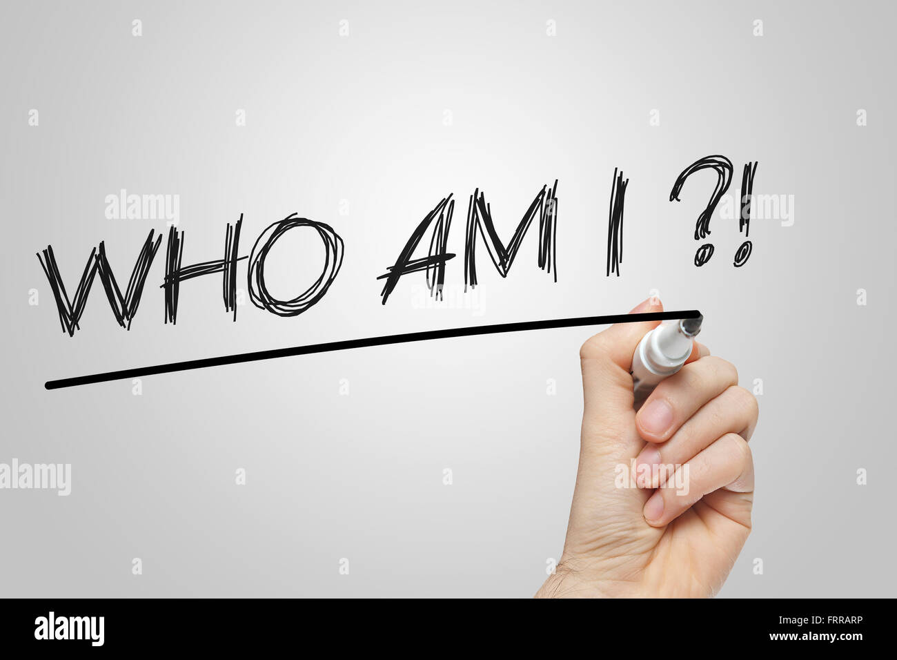 Qui je suis Banque de photographies et d’images à haute résolution - Alamy