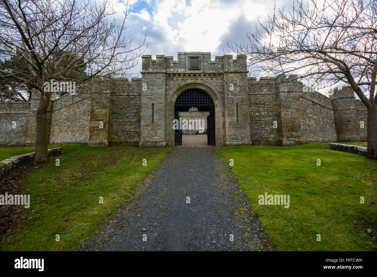 Jedburgh castle and jail museum Banque de photographies et d’images à ...