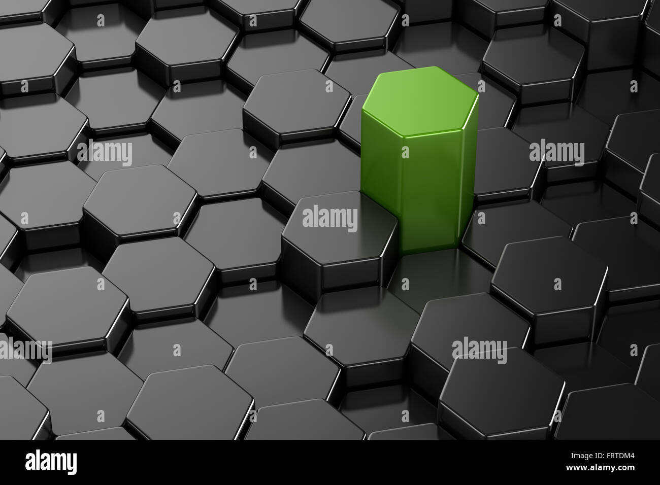 De forme hexagonale en 3D , c'est un calculateur générée et 3d rendu ...