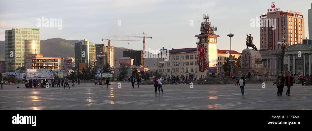 Sukhbaatar square Banque de photographies et d’images à haute ...
