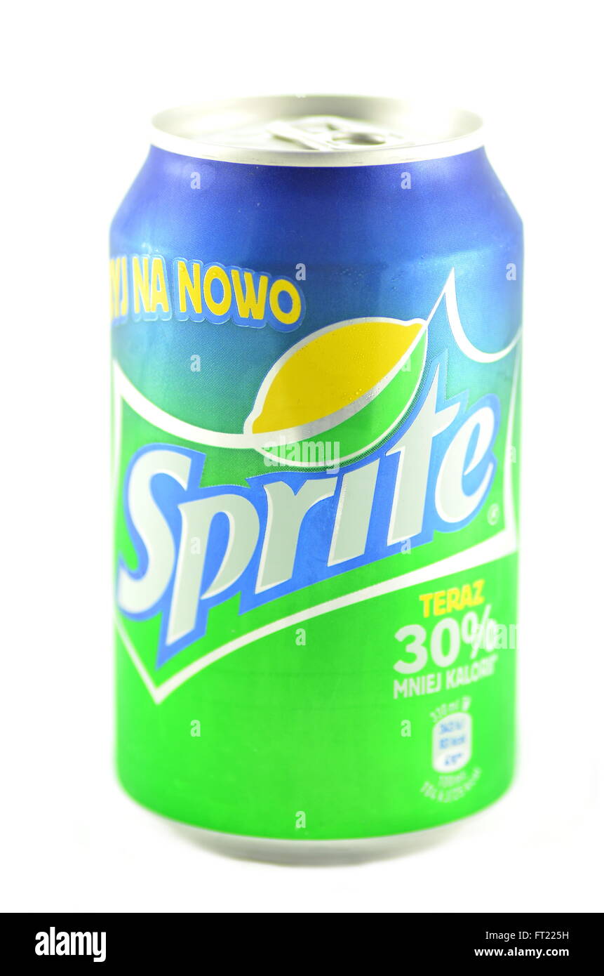 Une canette de sprite Banque de photographies et d’images à haute ...