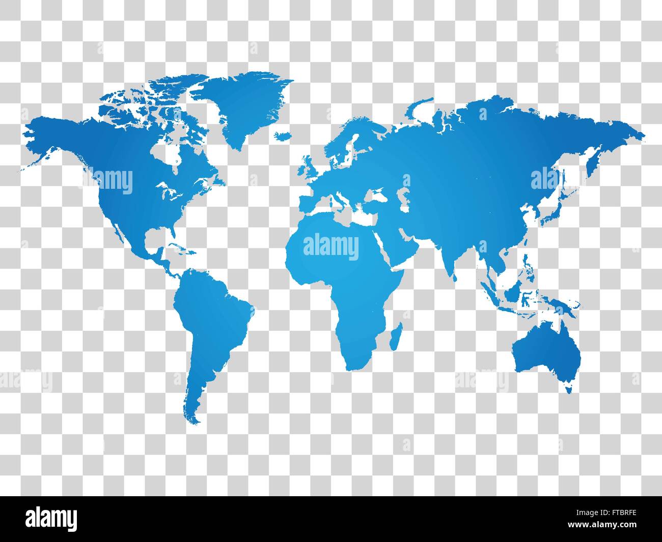 Carte du monde Illustration Image Vectorielle Stock - Alamy