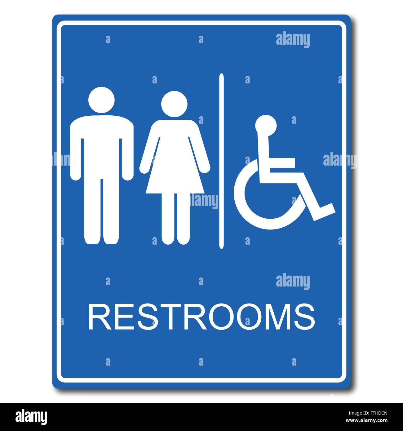 Handicap toilet Banque d'images vectorielles - Alamy