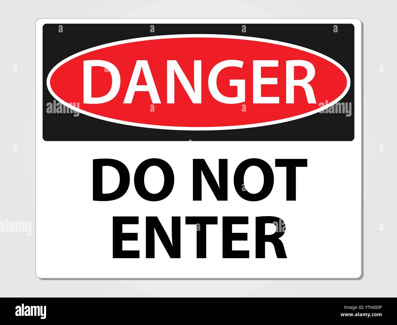 Keep out vector vectors Banque d'images vectorielles - Alamy