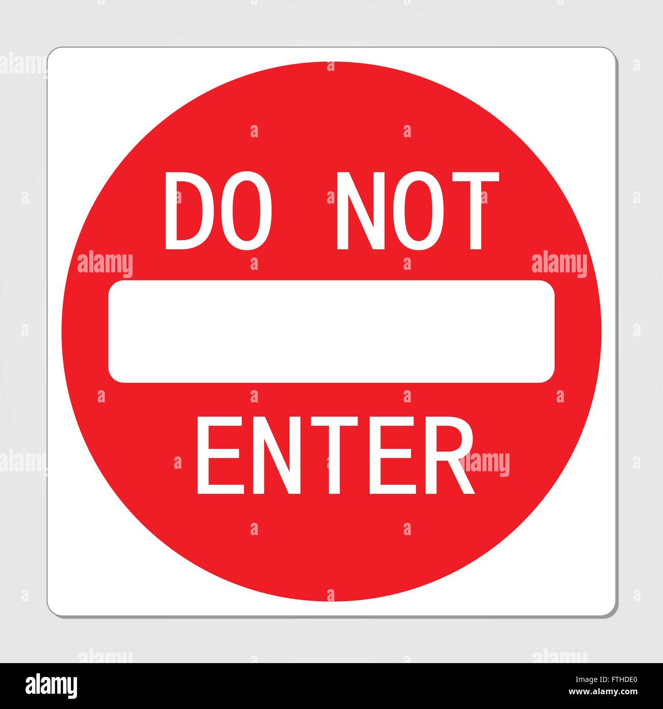 Entrez ici signe Banque d'images vectorielles - Alamy