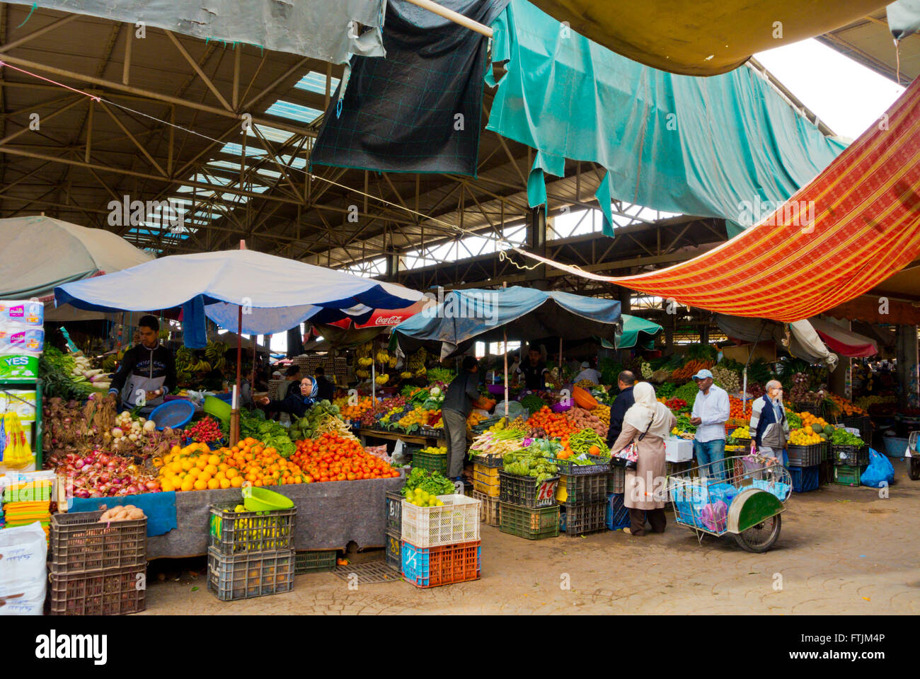 Souk El Had, market place, Agadir, Souss, Maroc, Afrique du Nord Photo ...