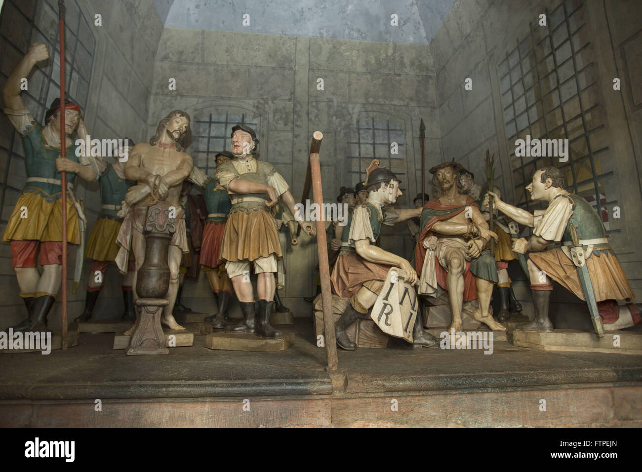 L'étape de la flagellation et du couronnement de Jésus Christ - le ...