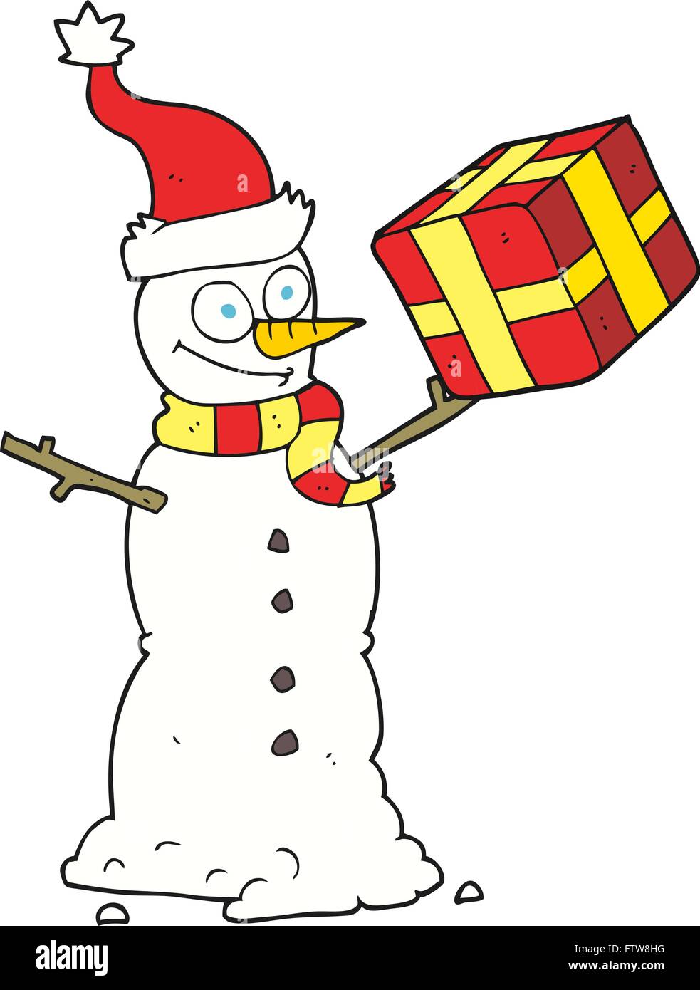 Bonhomme de dessin animé dessiné à main levée Image Vectorielle Stock ...