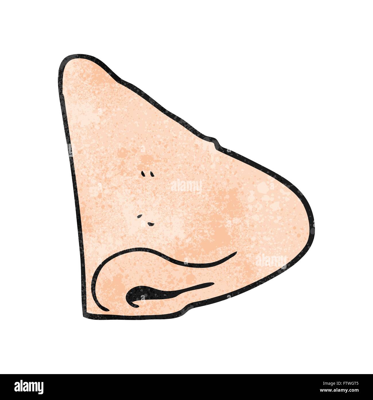 Les parties du corps humain le nez Banque d'images vectorielles - Page ...