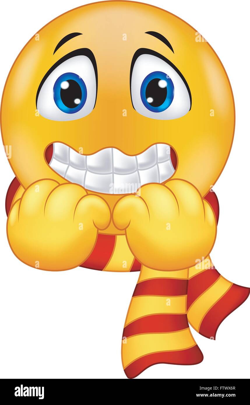 Illustration d'un Smiley Frissons Image Vectorielle Stock - Alamy